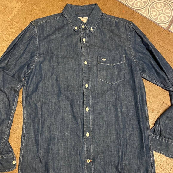 Dockers | Shirts | Mens Dockers Denim Top | Poshmark